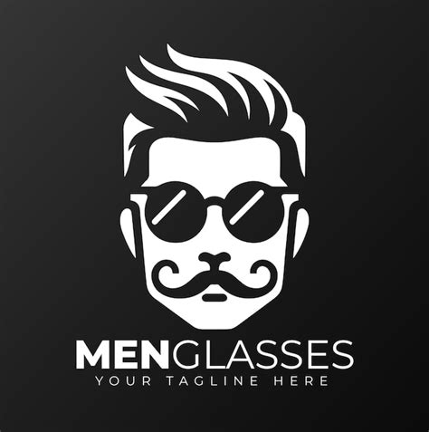 Subdued Man Glasses Logo Vectors And Illustrations For Free Download