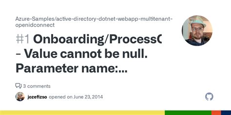 Onboardingprocesscode Value Cannot Be Null Parameter Name Authorizationcode · Issue 1