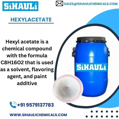 Hexyl Acetate At ₹ 205kg Aromatic Chemicals In Vasai Virar Id 2855443972797