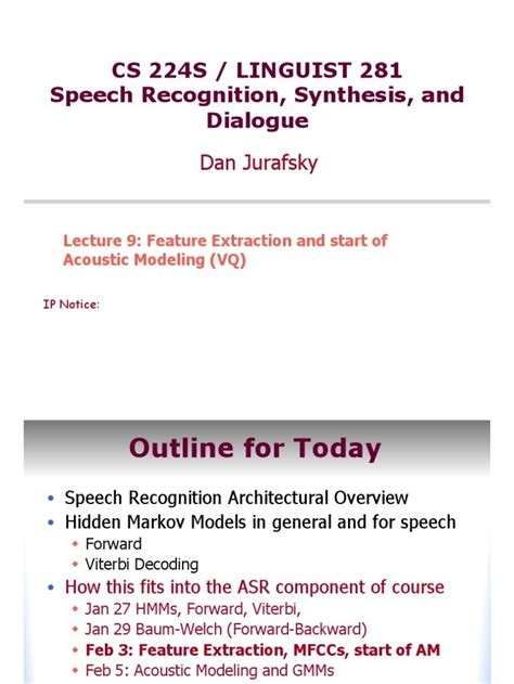 Speech Recognition Synthesis And Dialogue 2 Pdf Discrete Fourier