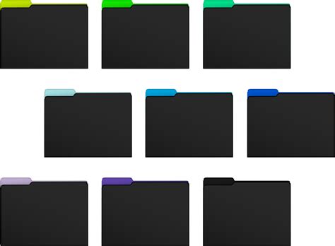 Download Colorful File Folders Array