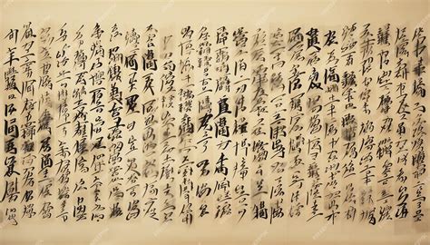 premium ai image a foreign script a strange syllabic writing system