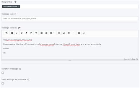 Time Off Approval Workflow Recipe Natural Hr Support