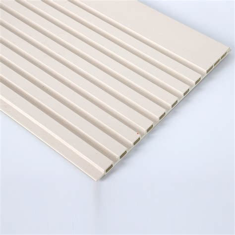 Wpc Wall Panels Waterproof Fade Resistant Mouldproof Prefab Round Hole