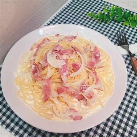 크림파스타 황금레시피 베이컨크림파스타 만들기