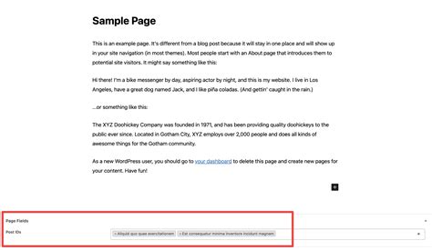 Limiting The Query Loop Posts Output To Post Ids From A Custom Field In