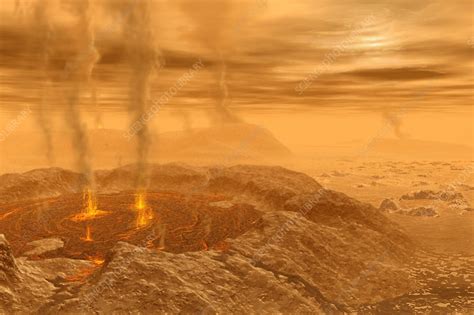 Surface Of Venus Stock Image R3340170 Science Photo Library
