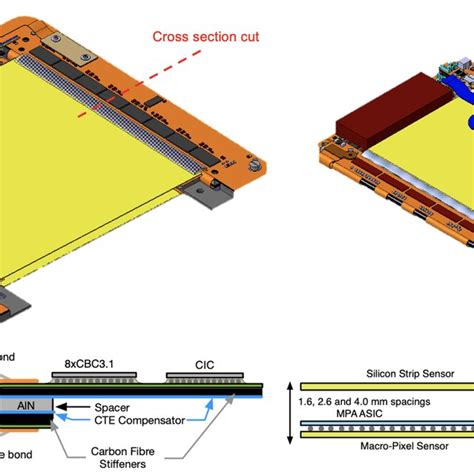 The 2s Module Left And Ps Module Right Of The Outer Tracker Shown Download Scientific