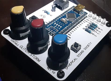 Spherical Sound Society Pocket Glitch Storm Synthesizer Reverb