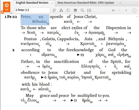 Bug Esv Reverse Interlinear Misaligned — Logos Community