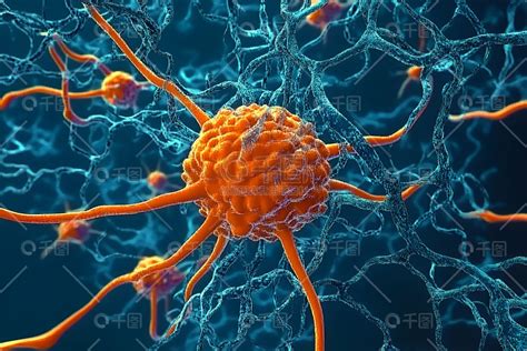 细胞ai数字艺术 细胞3d渲染橙色细胞蓝色网状结构生物科学插画 Ai图片免费下载 Png格式 4032像素 编号72228268 千图网