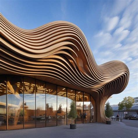 Timber Building Timber Buildings Building Concept Form Architecture