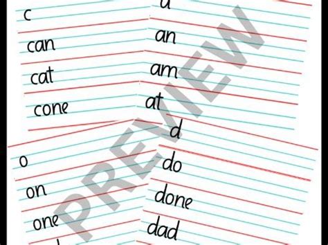 Handwriting Practice Powerpoint Not Cursive Teaching Resources