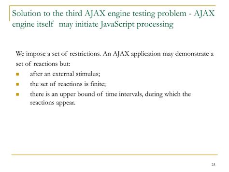 PPT Testing AJAX Functionality With UniTESK PowerPoint Presentation Free Download ID 3823944