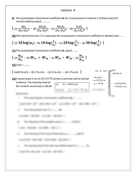SOLUTION Mcq Ans Transmission Of Sound P 1 Studypool