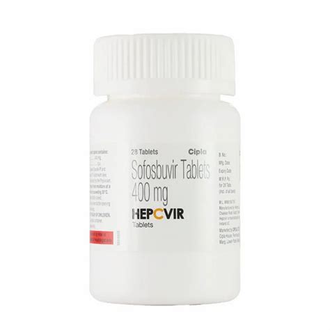 Hepcvir Sofosbuvir Tablets 400 Mg For Personal At Rs 9000bottle In