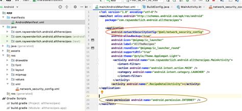No Network Security Config Specified Using Platform Default Android