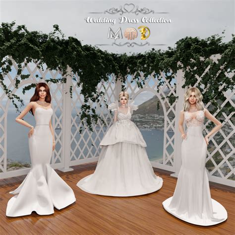 Wedding Dress Collection S45 S46 MAY 2 Busra Tr Sims 4 Wedding