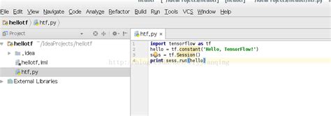 Tensorflow 安装 和集成到ideaidea Python Teserflow Csdn博客