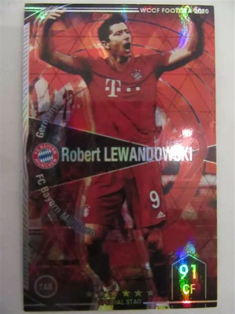 Carte Robert Lewandowski Panini Wccf Footista 2020 Bayern Munich étoile