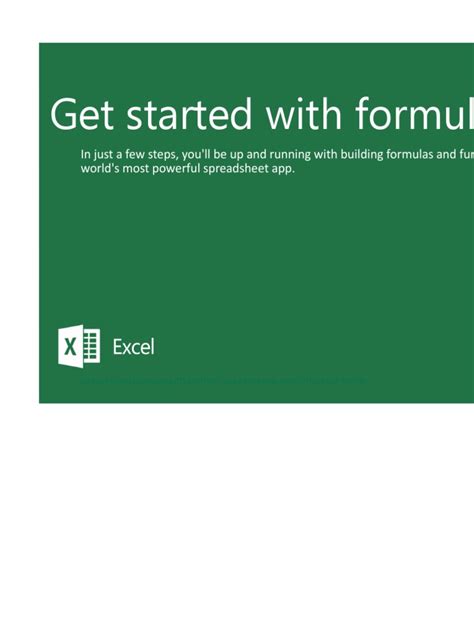 Formula Tutorial 2 1 Pdf Summation Microsoft Excel