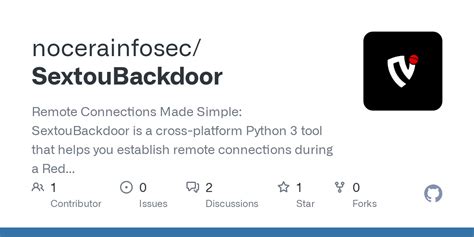 Github Nocerainfosecsextoubackdoor Remote Connections Made Simple