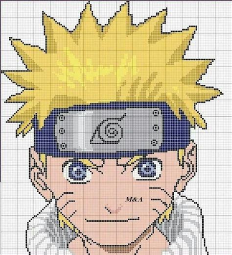 Naruto Pixel Art Grid Easy Naruto Anime Pixel Art Pixel Art Images