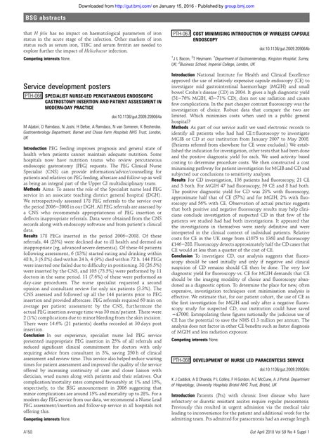Pdf Development Of Nurse Led Paracentesis Service
