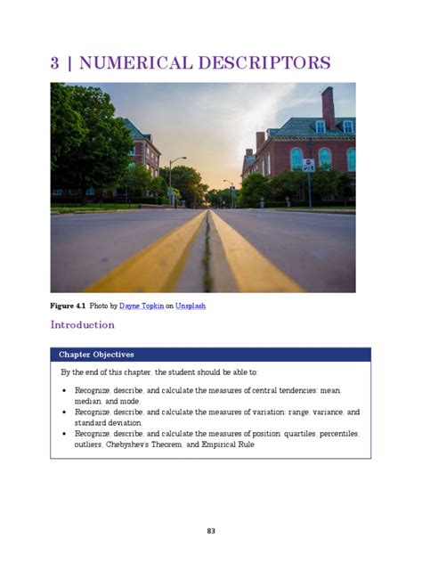 Chapter 03 Numerical Descriptors Pdf