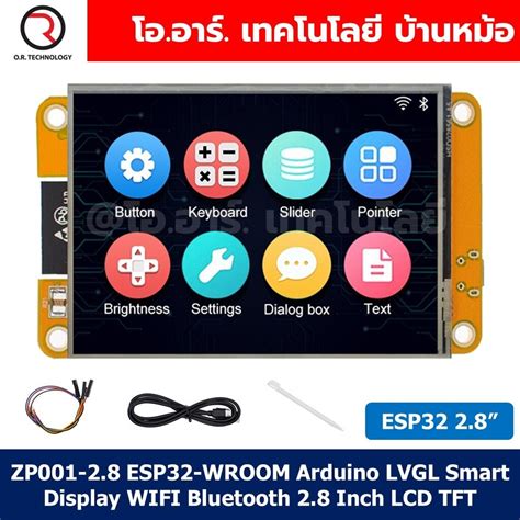 Zp001 28 Esp32 Mcu Wroom Arduino Lvgl Smart Display Wifi Bluetooth 28