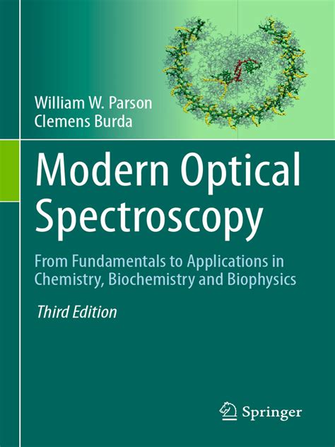Modern Optical Spectroscopy William W Parson Clemens Burda Pdf