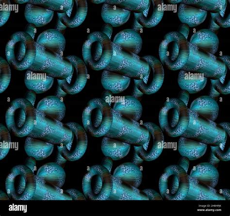 3d Rendering Abstract Capsule Colorful Background Seamless Pattern