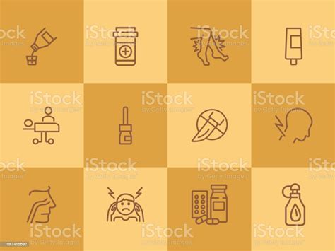 創傷線圖示集向量圖形及更多兒童圖片 兒童 救護車 一組物體 Istock