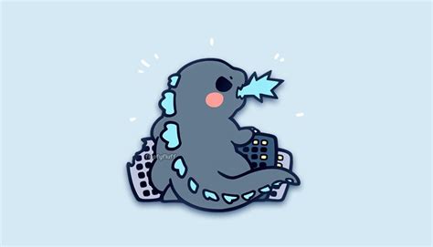 Chibi Godzilla Cute Drawing Tutorial Hướng Dẫn Vẽ Minh Họa đáng Yêu Nhất