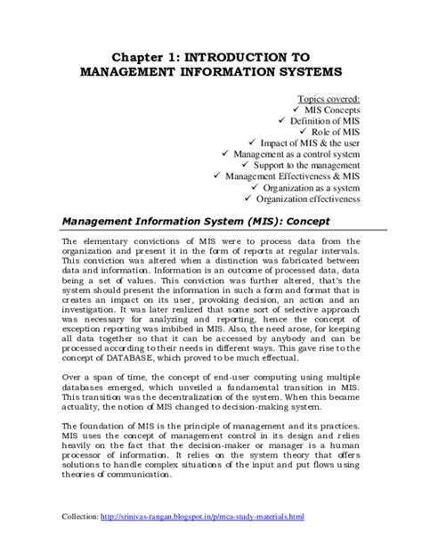Pdf Collection Chapter 1 Introduction To Management Information Systems