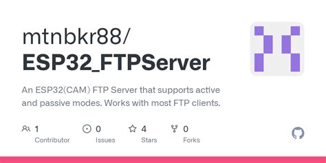 GitHub Mtnbkr88 ESP32 FTPServer An ESP32 CAM FTP Server That