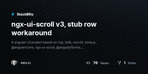 Ngx Ui Scroll V Stub Row Workaround Stackblitz
