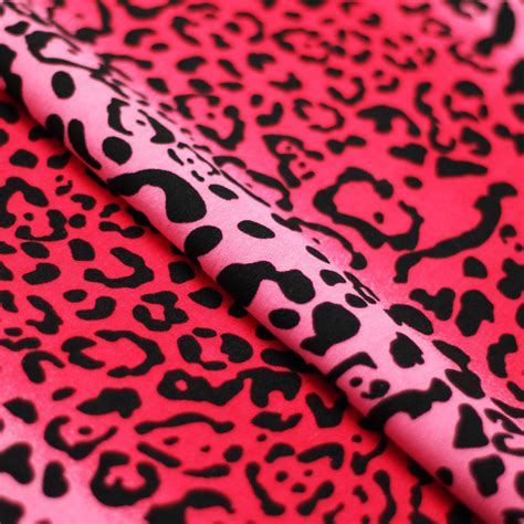 Cheetah Stripe Multicolor Leopard Print On Poly Spandex Rex Fabrics