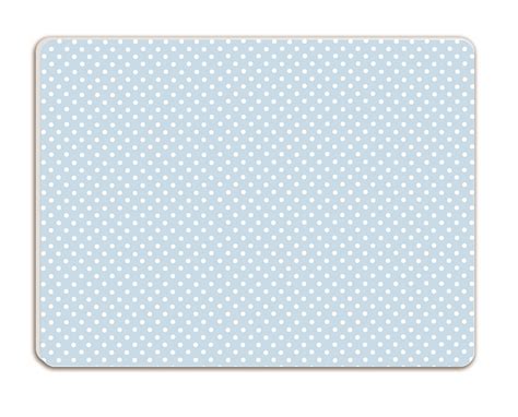 Melamaster Blue Dotty Single Moulded Placemat Melamaster