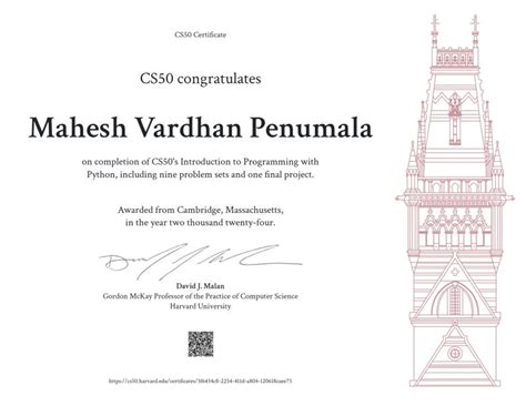 Cs50 Python Programming Harvarduniversity Lifelonglearning