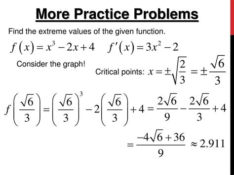 PPT Extreme Values Of Functions PowerPoint Presentation Free Download ID 2432166