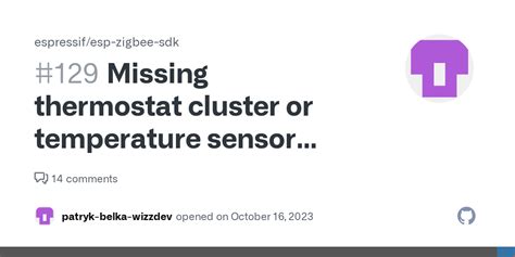 Missing Thermostat Cluster Or Temperature Sensor Example Tz 355