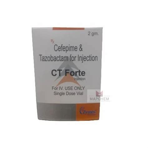 Ct Forte 2gm Inj At ₹ 1110 Vial Cefepime Tazobactam Injection In Mumbai Id 2854463207148