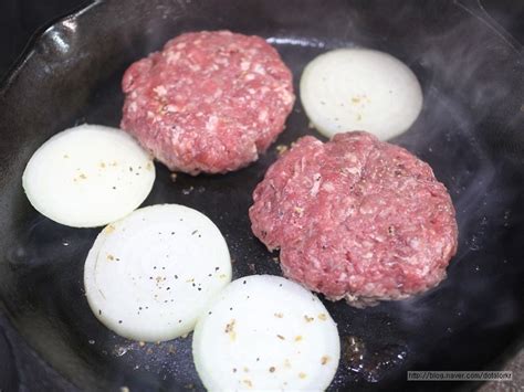 소고기패티 수제 햄버거만들기