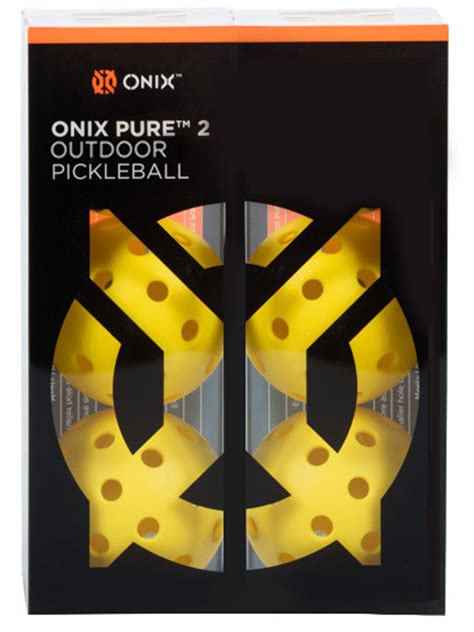 Onix Balls Pure 2 Outdoor Pkg Of 6 Yellow Tenniszon