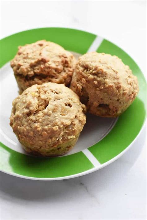 Banana Applesauce Oatmeal Muffins Recipe