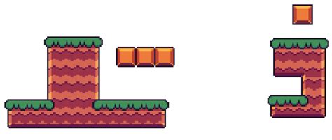 Grassy Platformer Tileset By Shippukirifuda