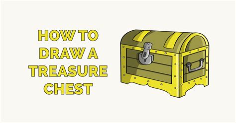 How To Draw A Treasure Chest Really Easy Drawing Tutorial Drawing