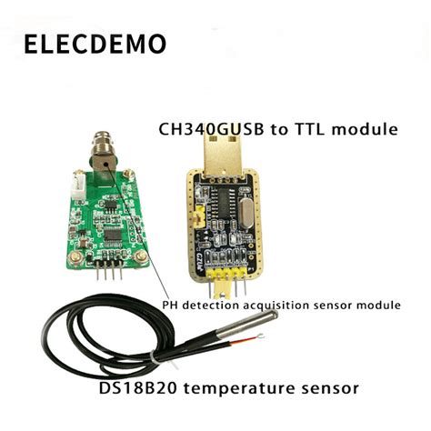 Ph Value Detection Acquisition Sensor Module Ph Sensor Water Quality