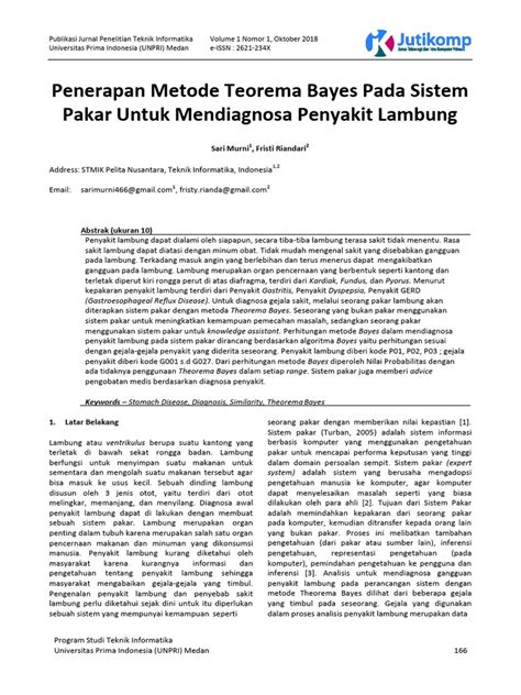 Sistem Teorema Bayes Pdf